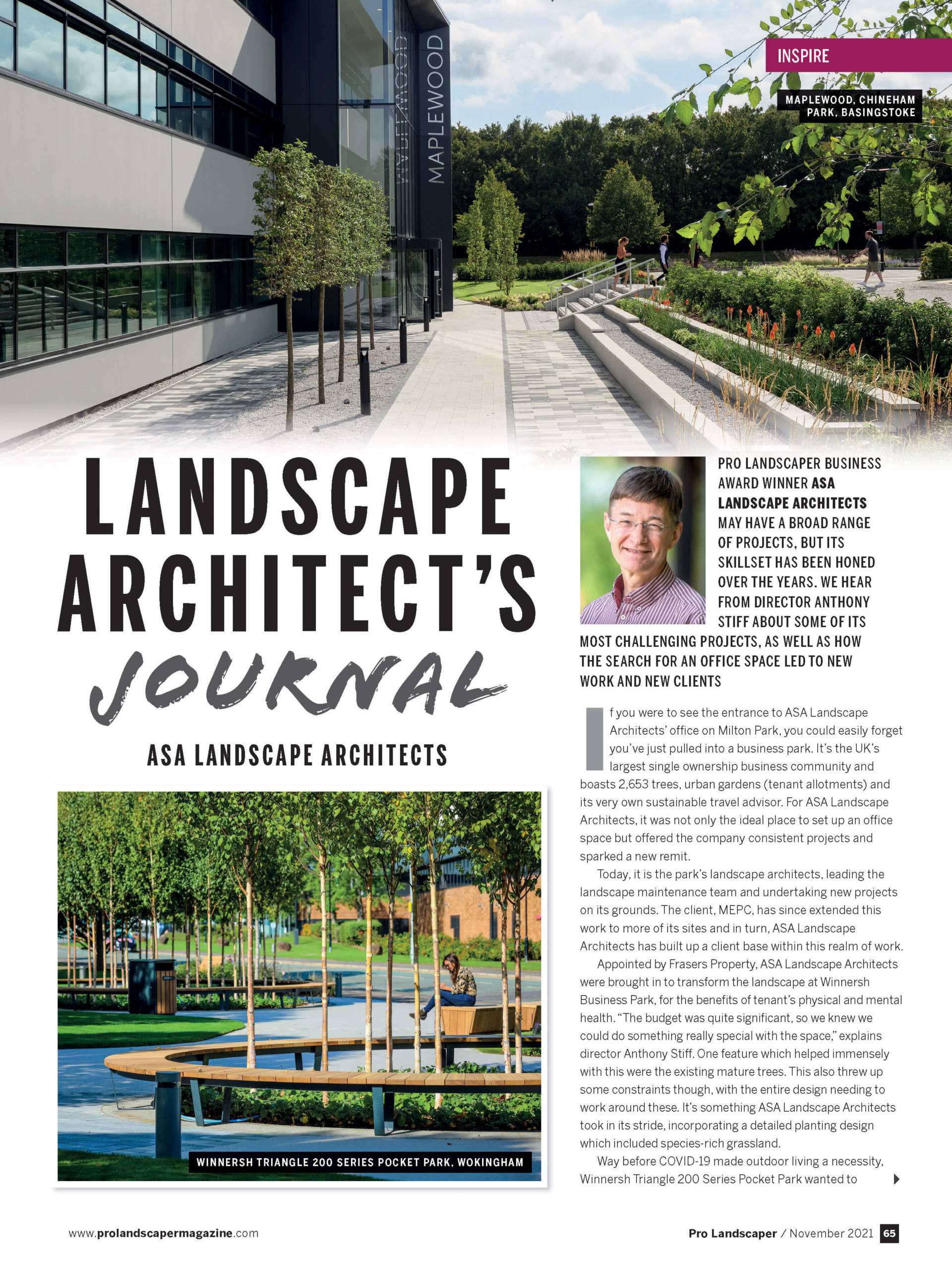 ASA Features in ProLandscaper Magazine | ASA Landscape Architects